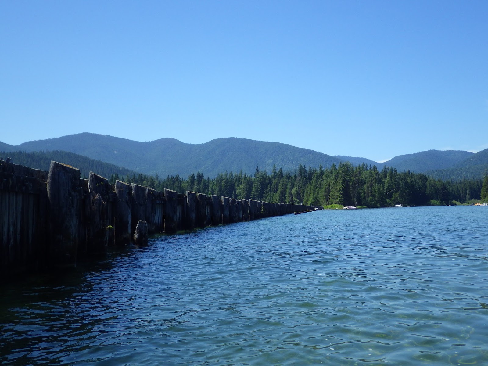 Dave'n'Kathy's Vagabond Blog: Paddling the Thorofare to Upper Priest Lake