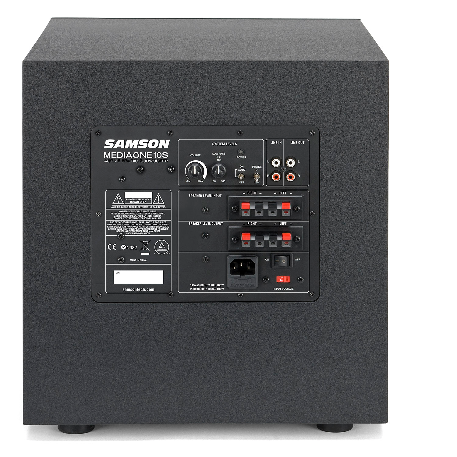 MEDIAONE 10S SUBWOOFER ACTIVO SAMSON - CANAL AUDIOPRO