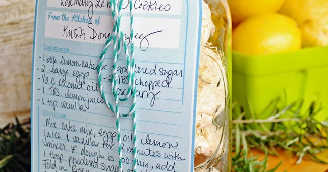 Crafts with Jars: Mason Jar Recipe Cards