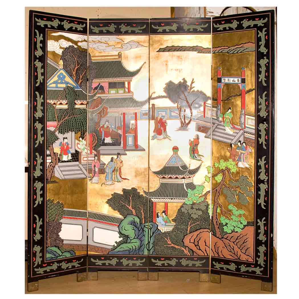 Auction Decorating: Create a great wall with a Chinese screen