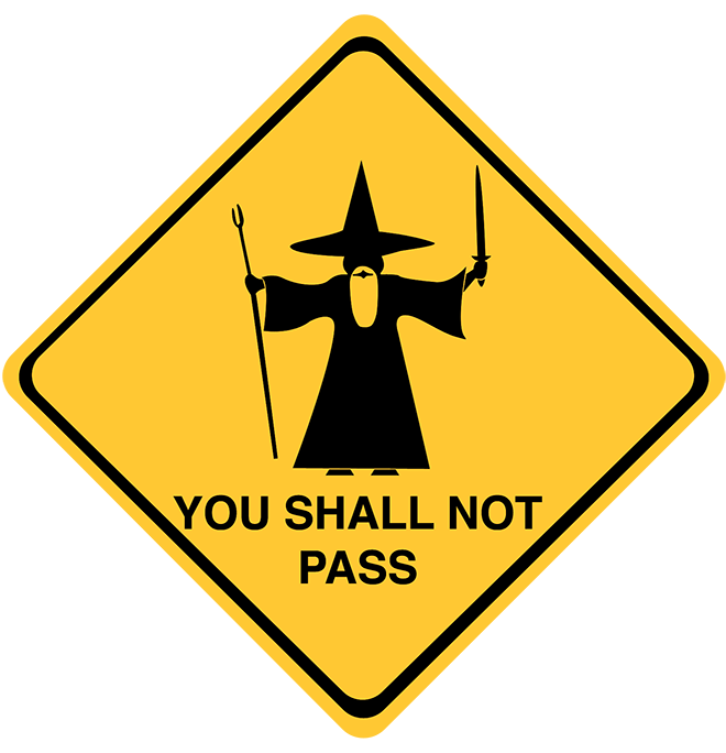 You Shall Not Pass! 魔戒經典名句 - G. T. Wang
