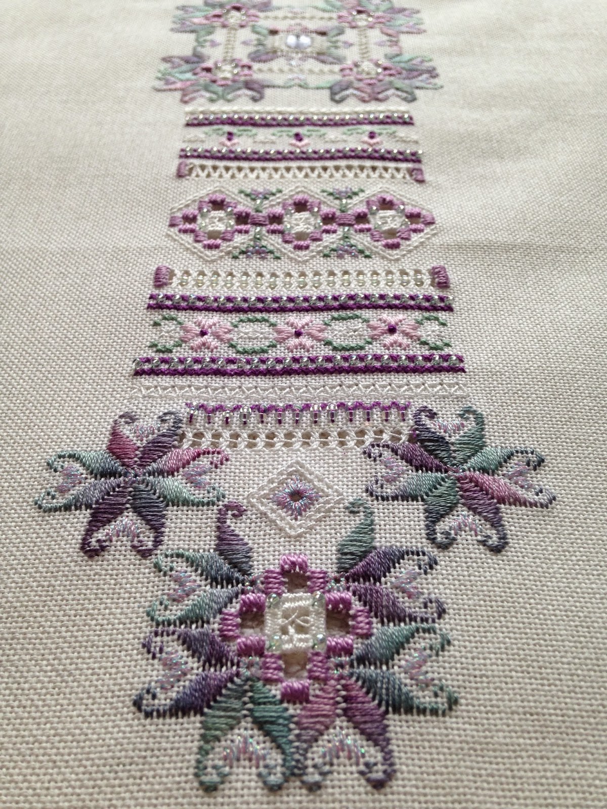 Quietly Stitching: April Showers...