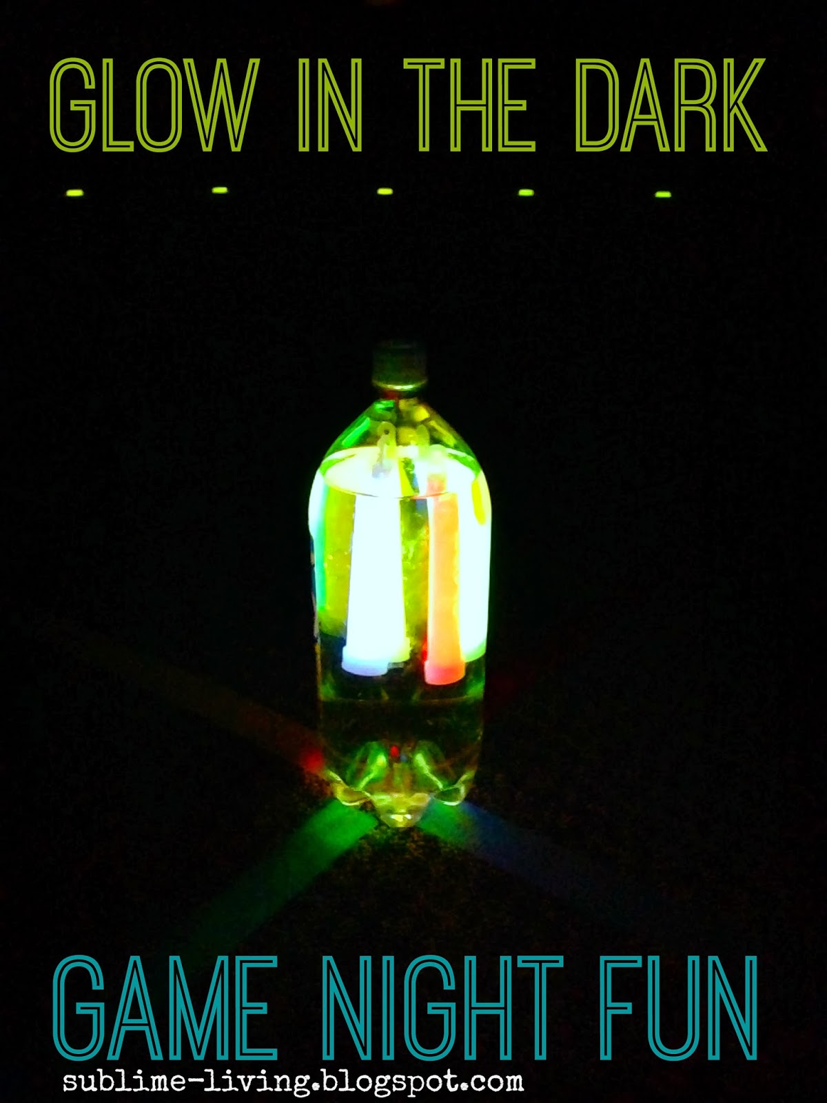 Sublime Living: Family Friendly Glow Party Ideas: Be a Light in the Dark