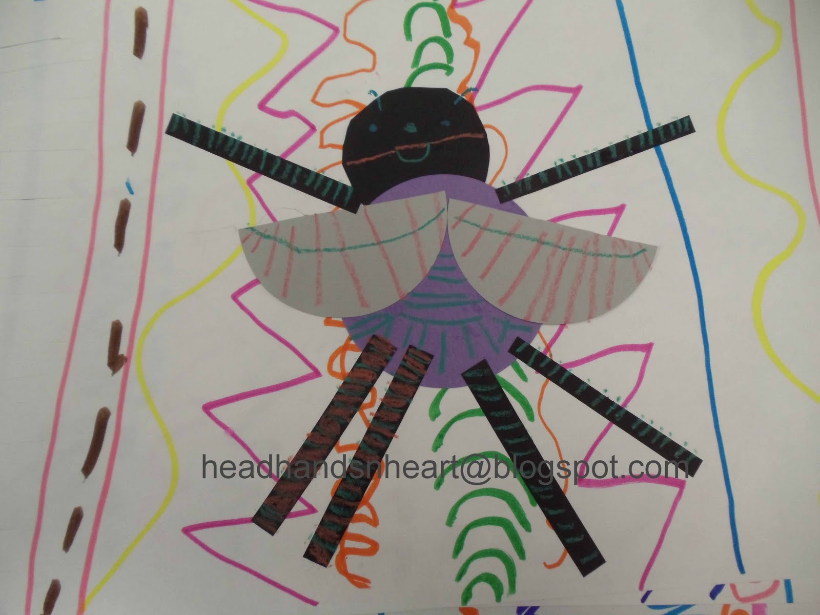 Hands, Head 'n Heart in the Artroom: Line and Pattern with 1st Graders