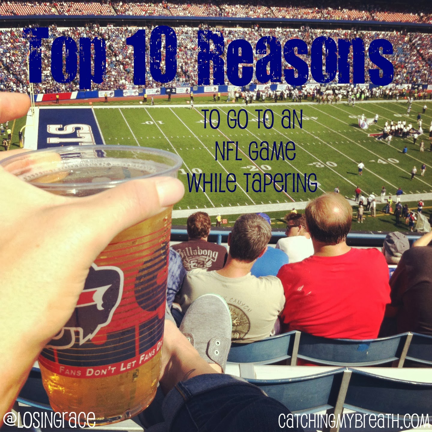 Catching my Breath: Proper Taper Technique: NFL style