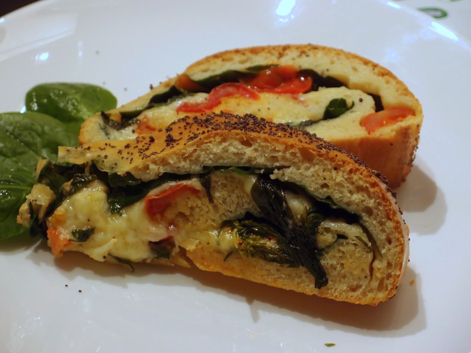 The VegHog: Spinach and cheese roulade
