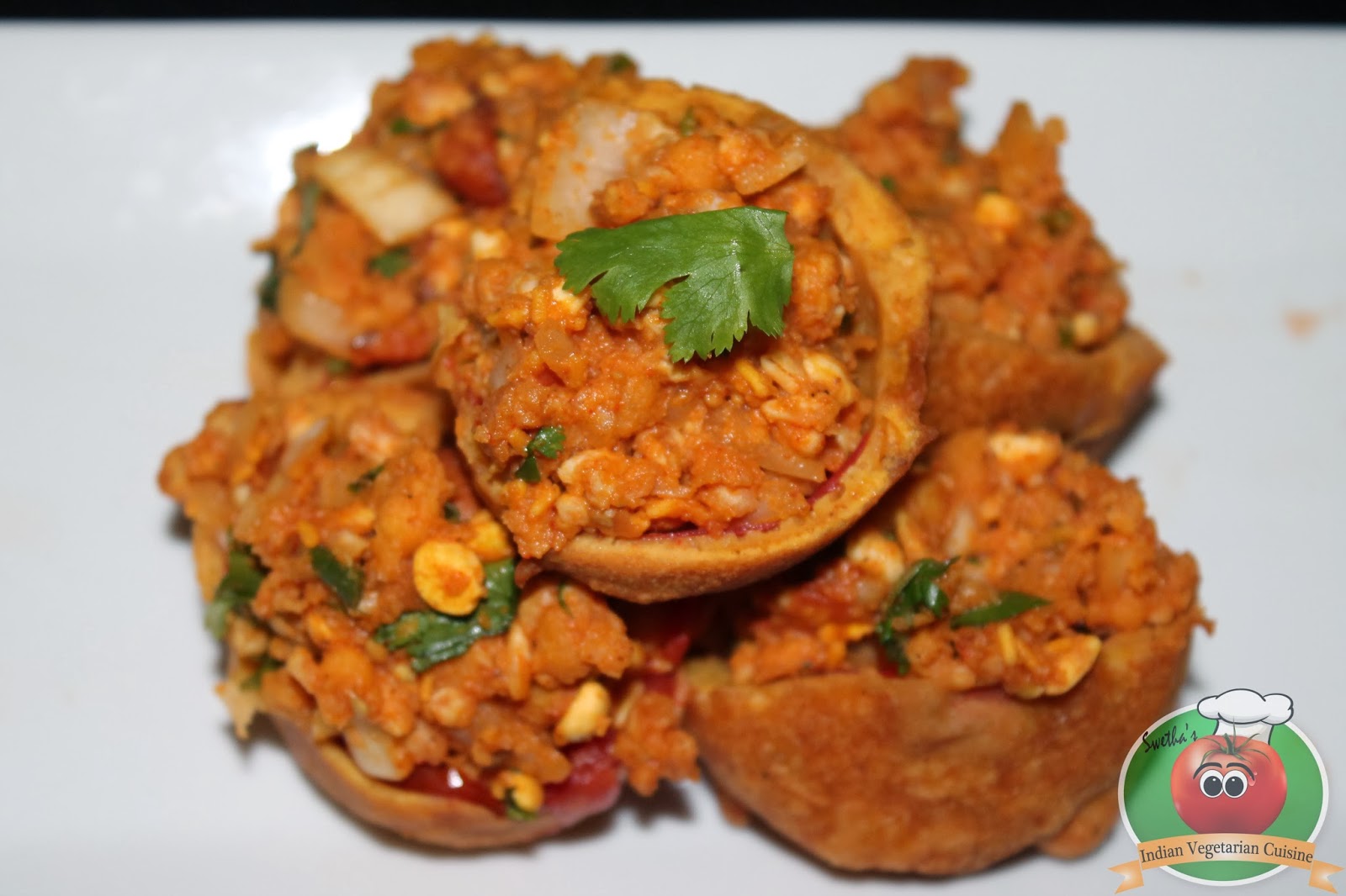 Swetha's Indian Vegetarian Cuisine: TOMATO BAJJI