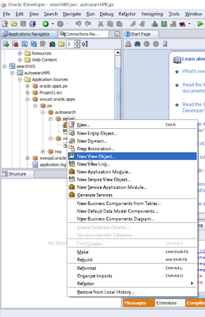 Oracle Application Framework: Internal LOV in OAF