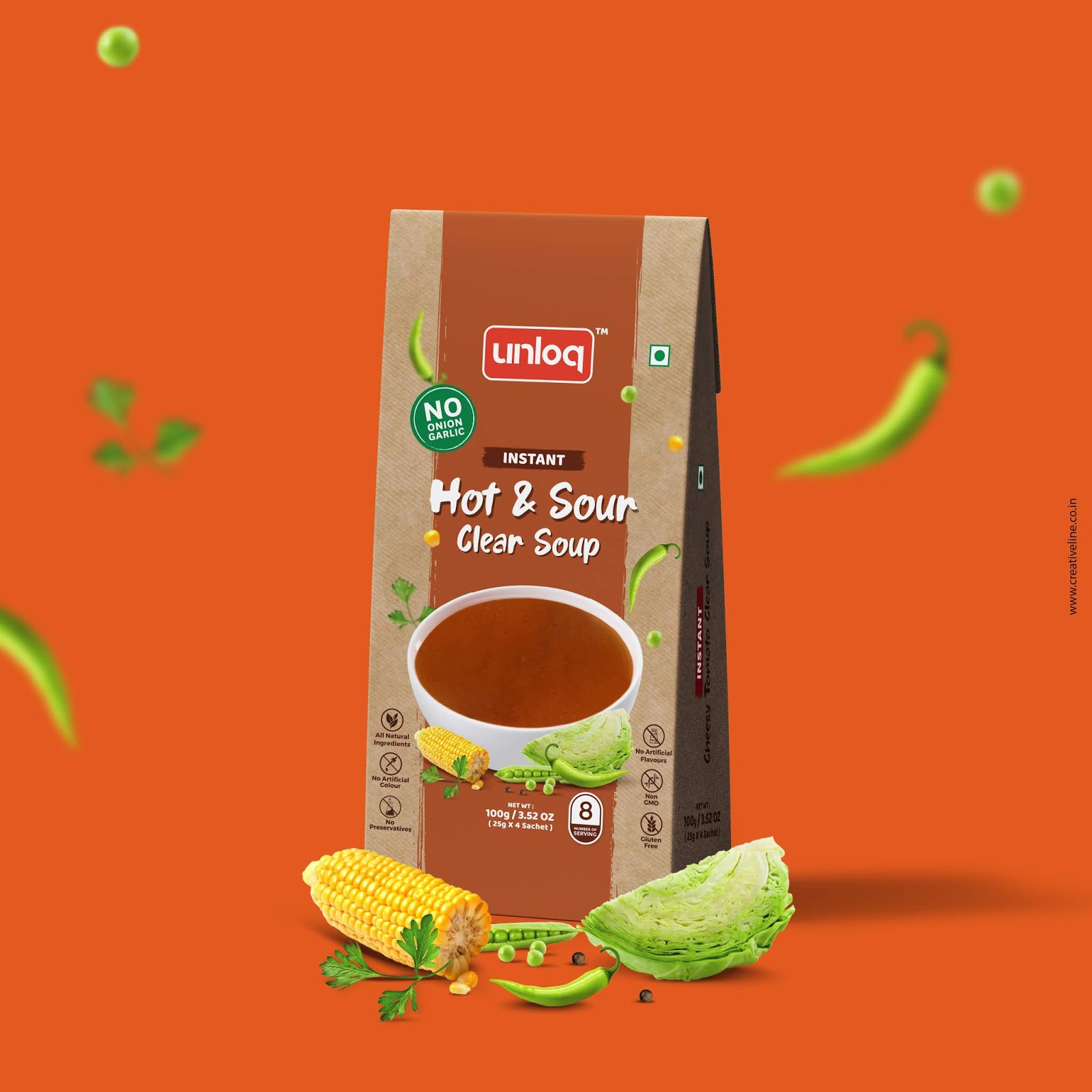 Unloq Instant Soup – Packaging Of The World
