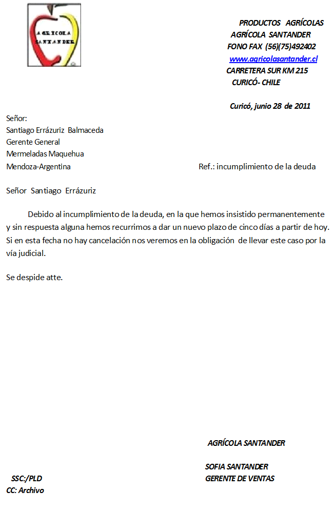 Carta De Cobranza Como Redactarla Y Ejemplos Para Descarga Modelos