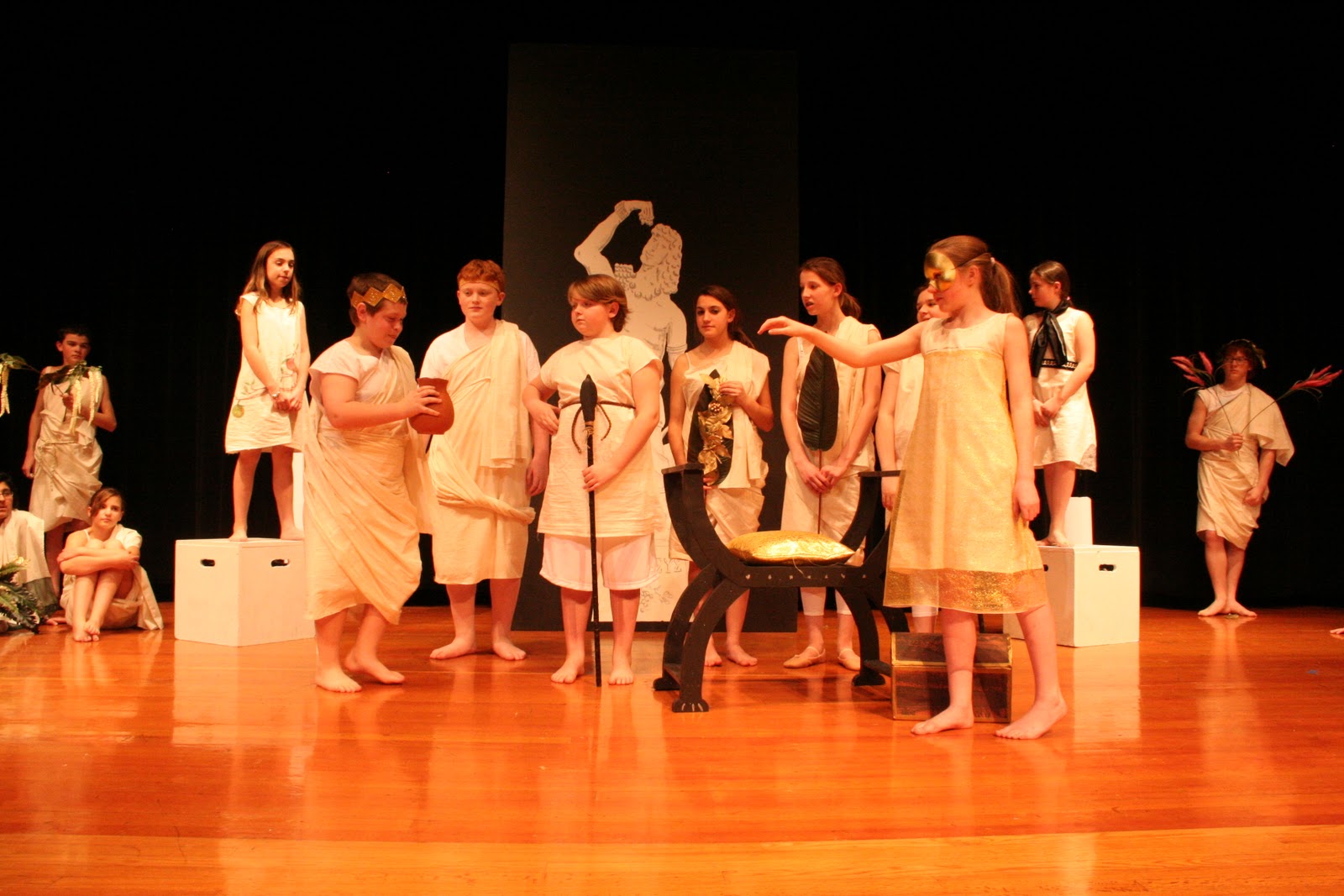 "Circus Olympus" ... Greek Theatre!: King Midas Production Photos