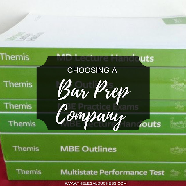 How to Choose a Bar Prep Company - The Legal Duchess