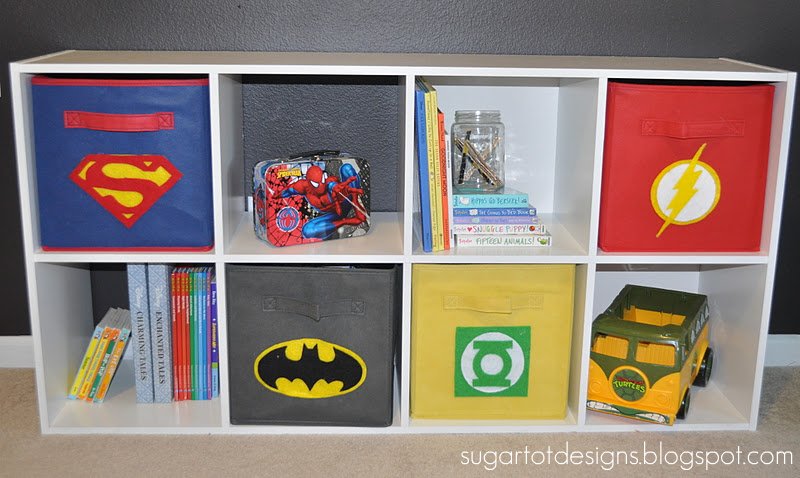 sugartotdesigns: Boys Superhero Room Reveal!