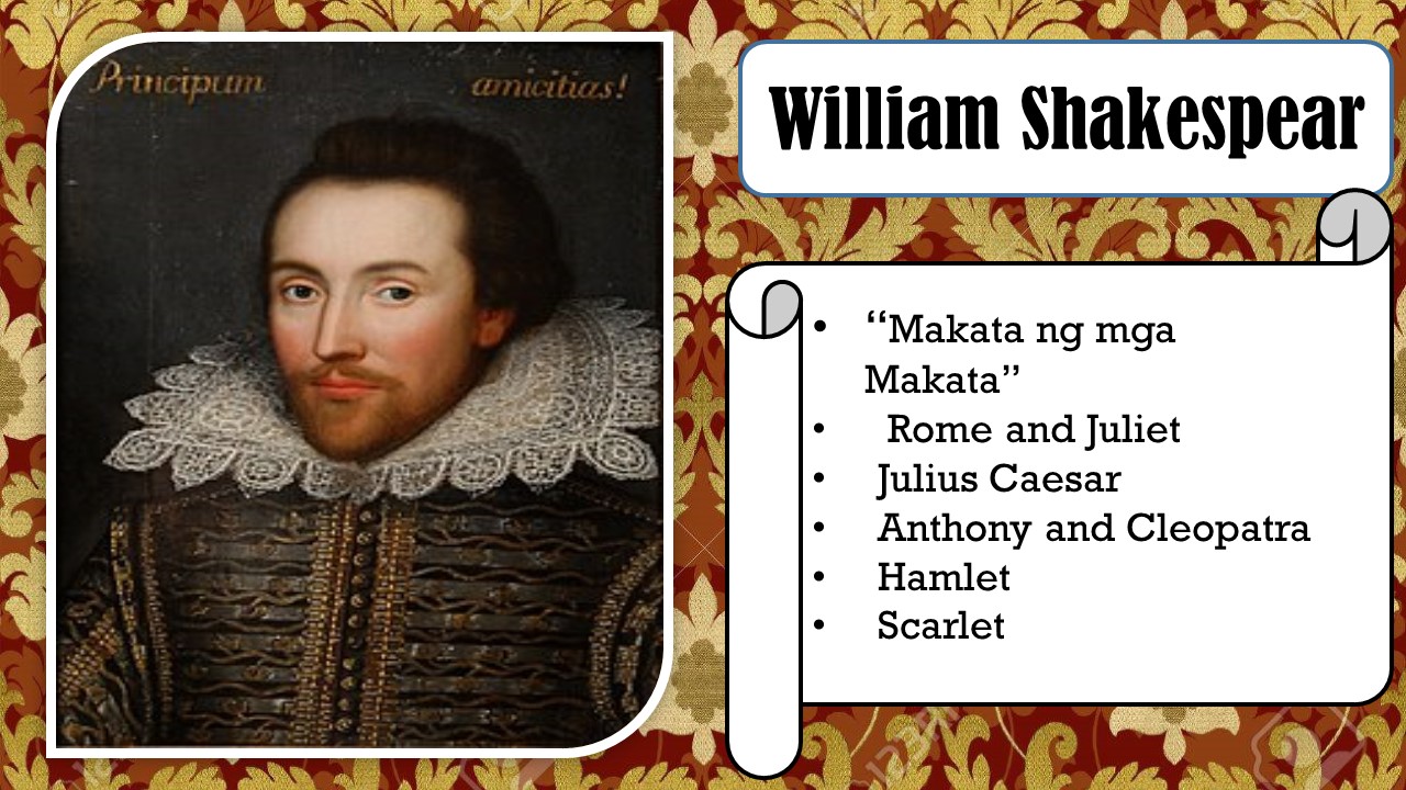 Mga Kilalang Tao Sa Panahon Ng Renaissance Sa Larangan Ng Panitikan