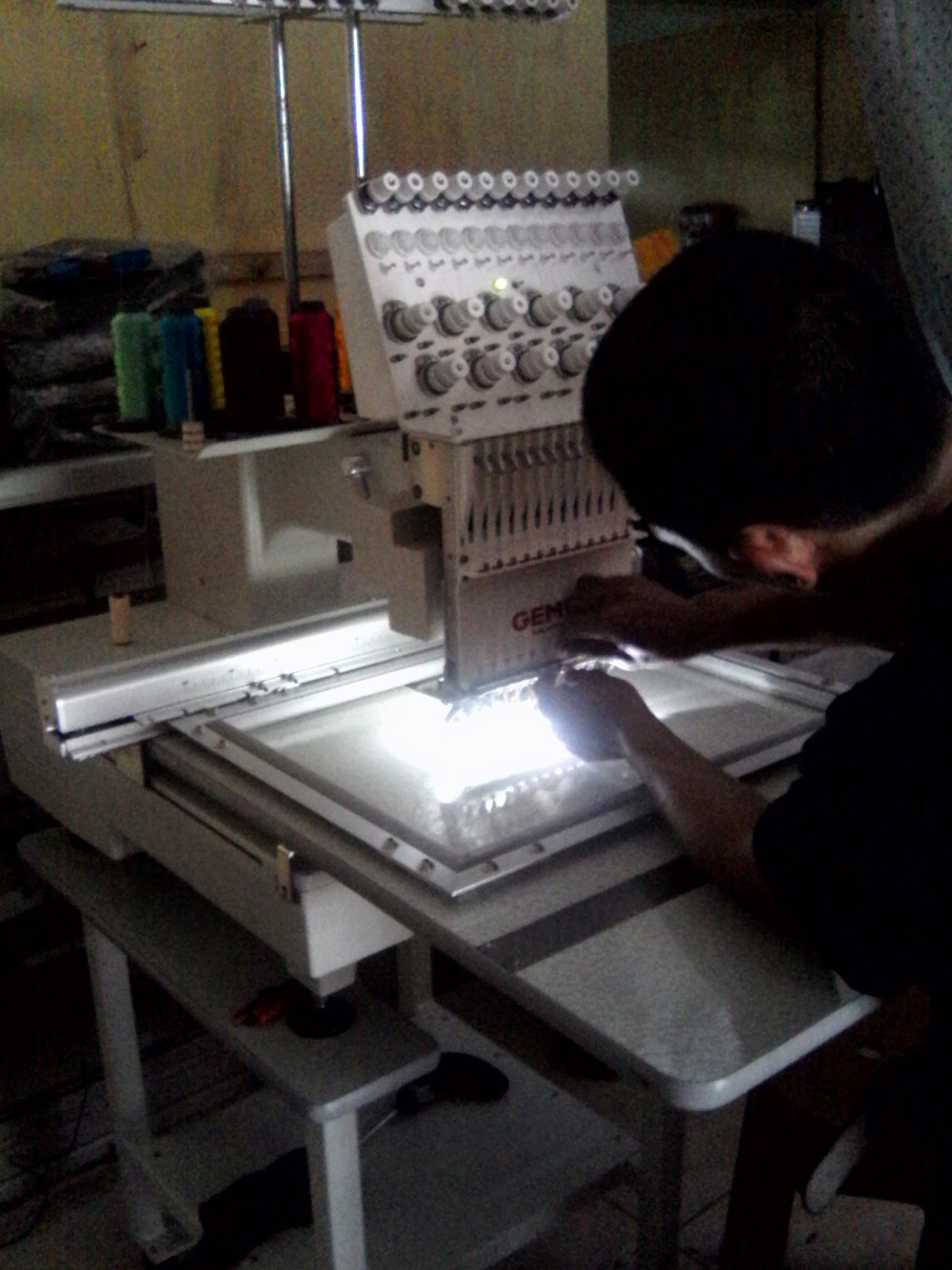 mesin bordir komputer | kursus wilcom punching desain dan teknik bordir ...