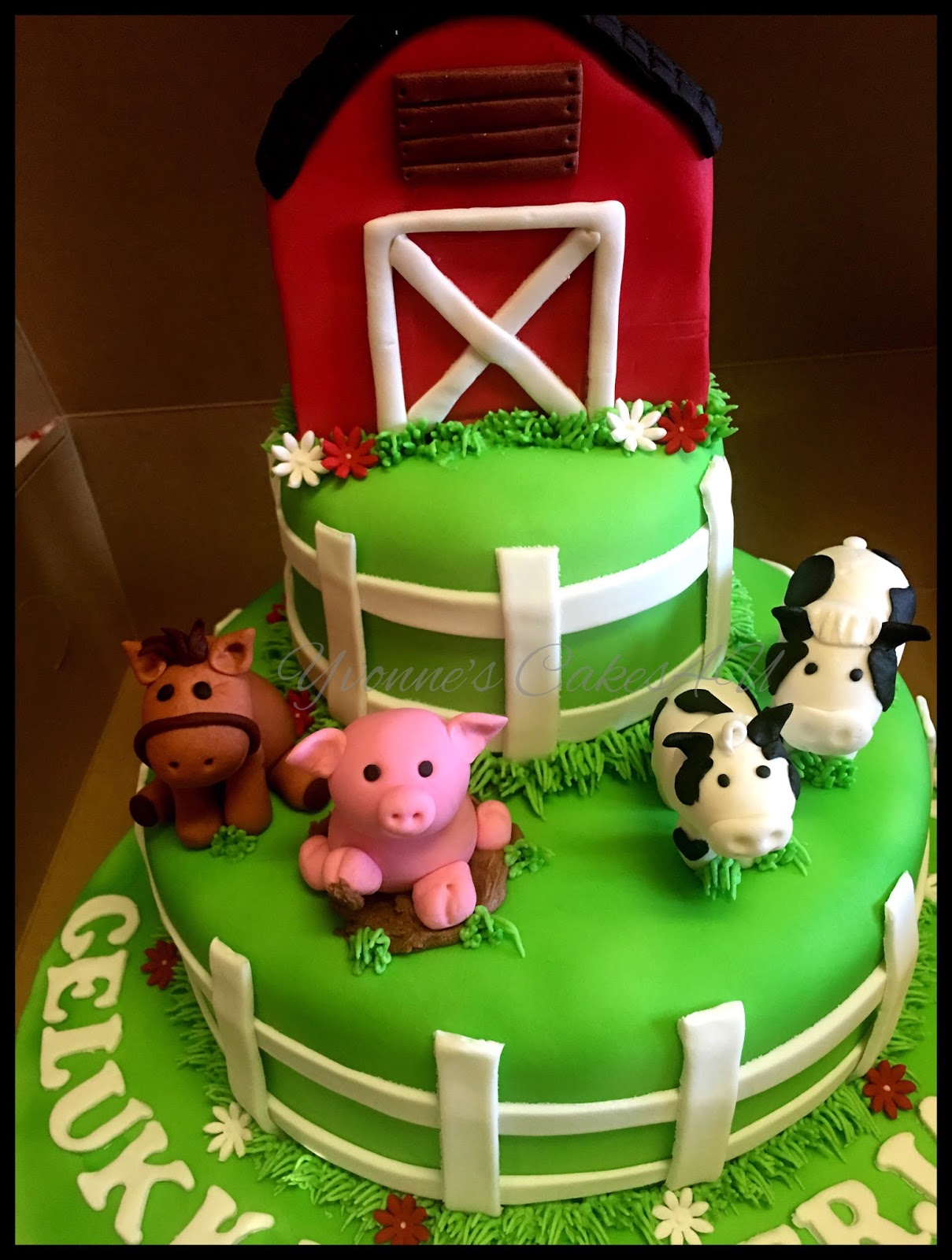 Yvonne's Cakes4U: Farm themed birthday cake