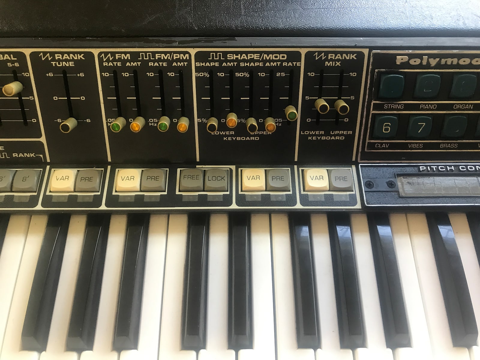 MATRIXSYNTH: Moog Polymoog 203A Analog Synthesizer