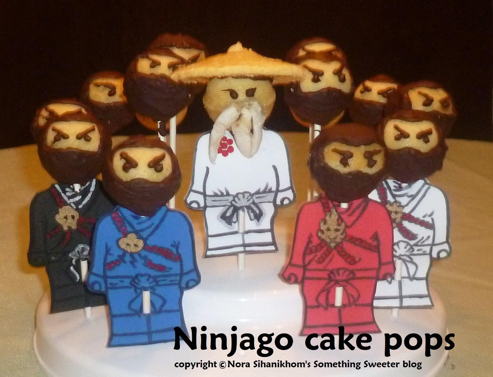 Something Sweeter - allergy friendly food blog: Ninjago Cake Pops