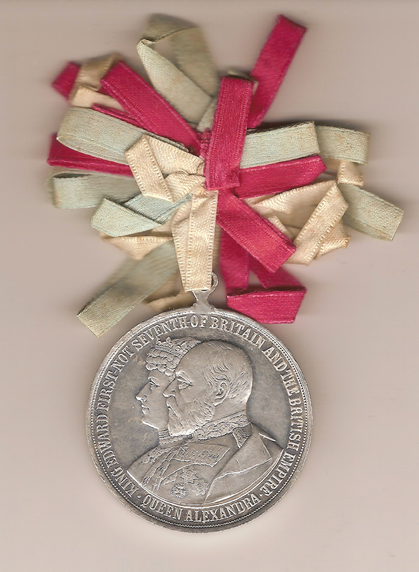 Art & Collectibles English Royal Pin King Edward VII medal for School ...