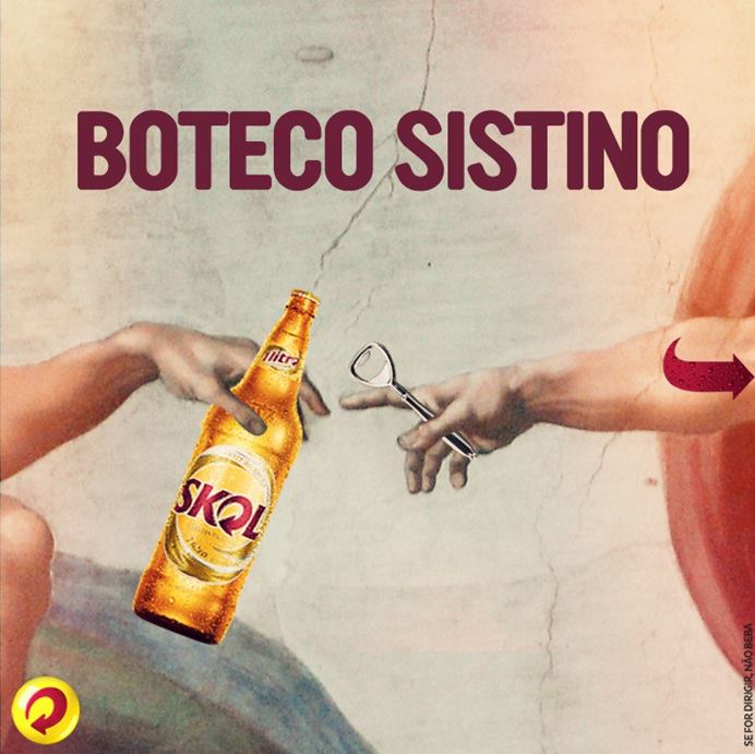 Memes | Skol usa obras famosas como Monalisa e cria o Museu de Arte ...