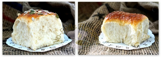 Plain buns - (Gelatinized method) ~ 普通面包子