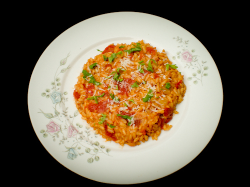 Random Cuisine: Ariosto Seasoning - Risotto with Tomato Sauce