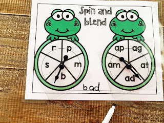 Spring Literacy Centers for Kindergarten | Busy Hands and Minds