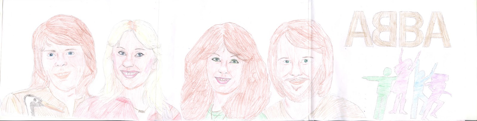 ABBAFan456's Blog: More ABBA Drawings :D