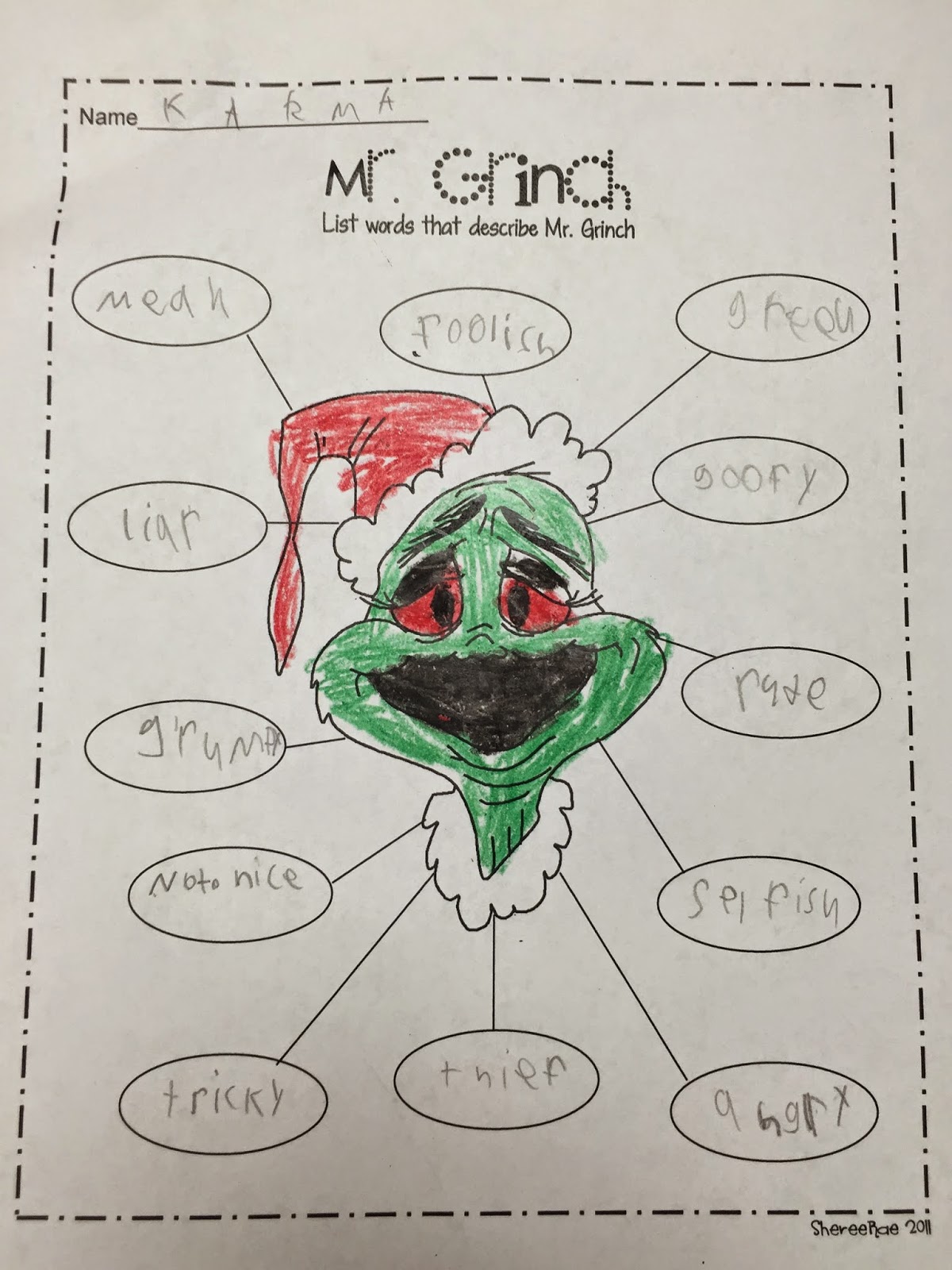 The 1st Grade Parade!: You're a Mean One, Mr. Grinch!