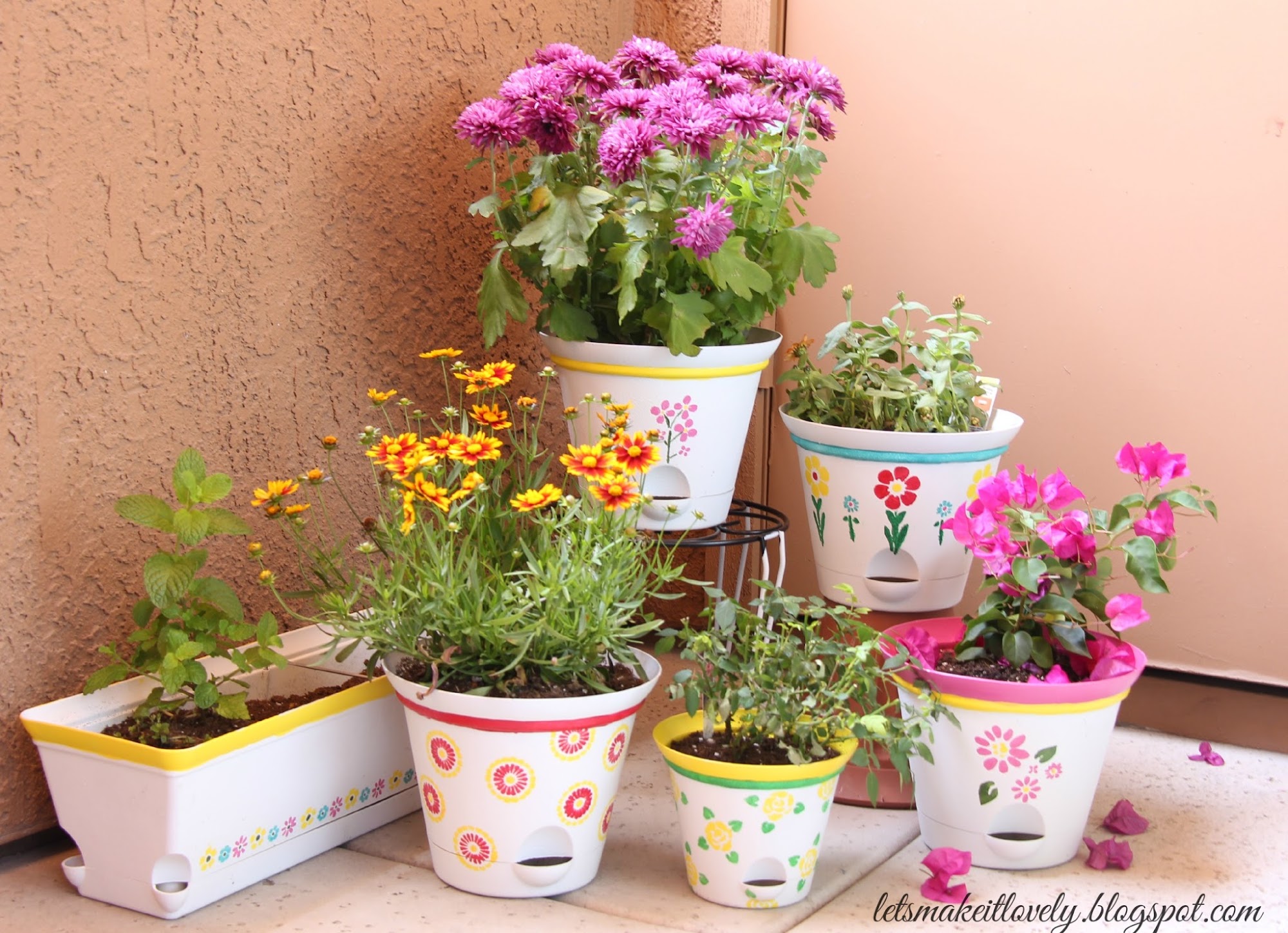 Let's make it lovely: Color pop your pots