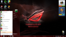 ROG (Republic of Gamers) Mod Theme for Windows 7