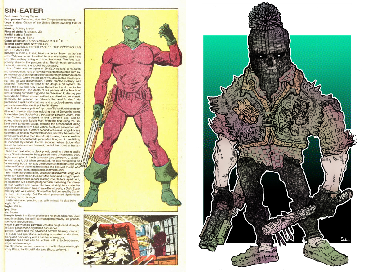 The Official Handbook to the Marvel Universe - REDUX Edition: SIN EATER ...