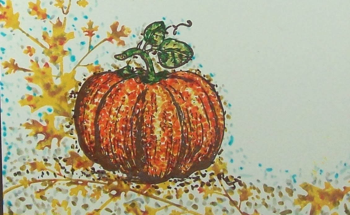 Home Made Memories: Pointillism Pumpkin