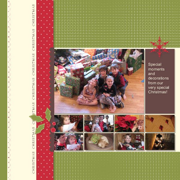 Happy 2 Scrap 4 Life: Christmas Scrapbook Sample