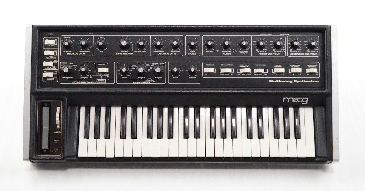 MATRIXSYNTH: Moog Multimoog Monophonic Analog Synthesizer w/ Anvil Case ...