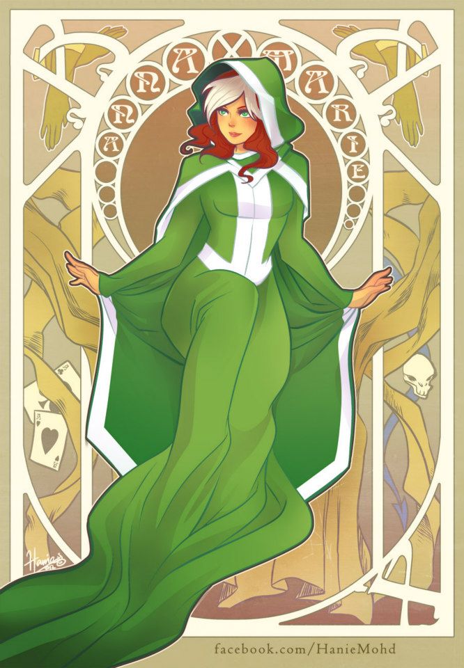 Fashion and Action: Mohd Marvel Nouveau - Phoenix, Ms Marvel, & Rogue