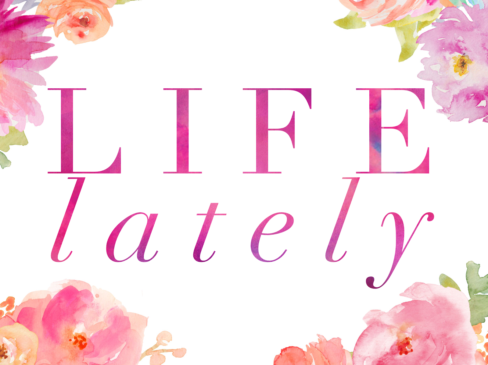 The Larson Lingo: Life Lately