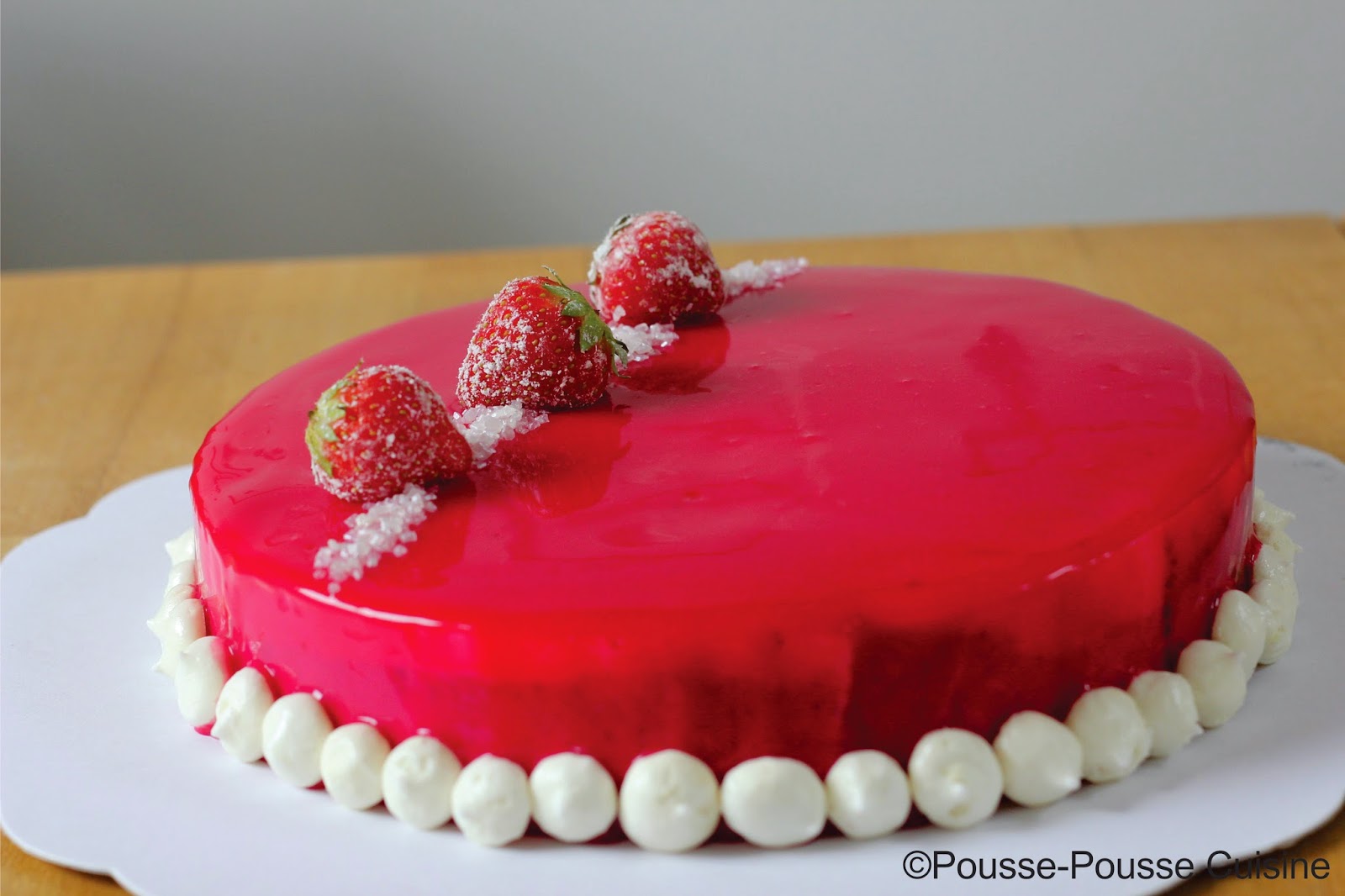 Pousse-Pousse Cuisine: Bavarois fruits rouges et chocolat blanc