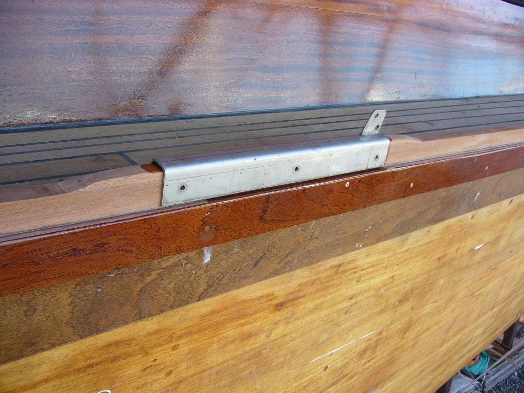 Storebro 34 Rebuilt: Toe Rail and Rubbing stroke