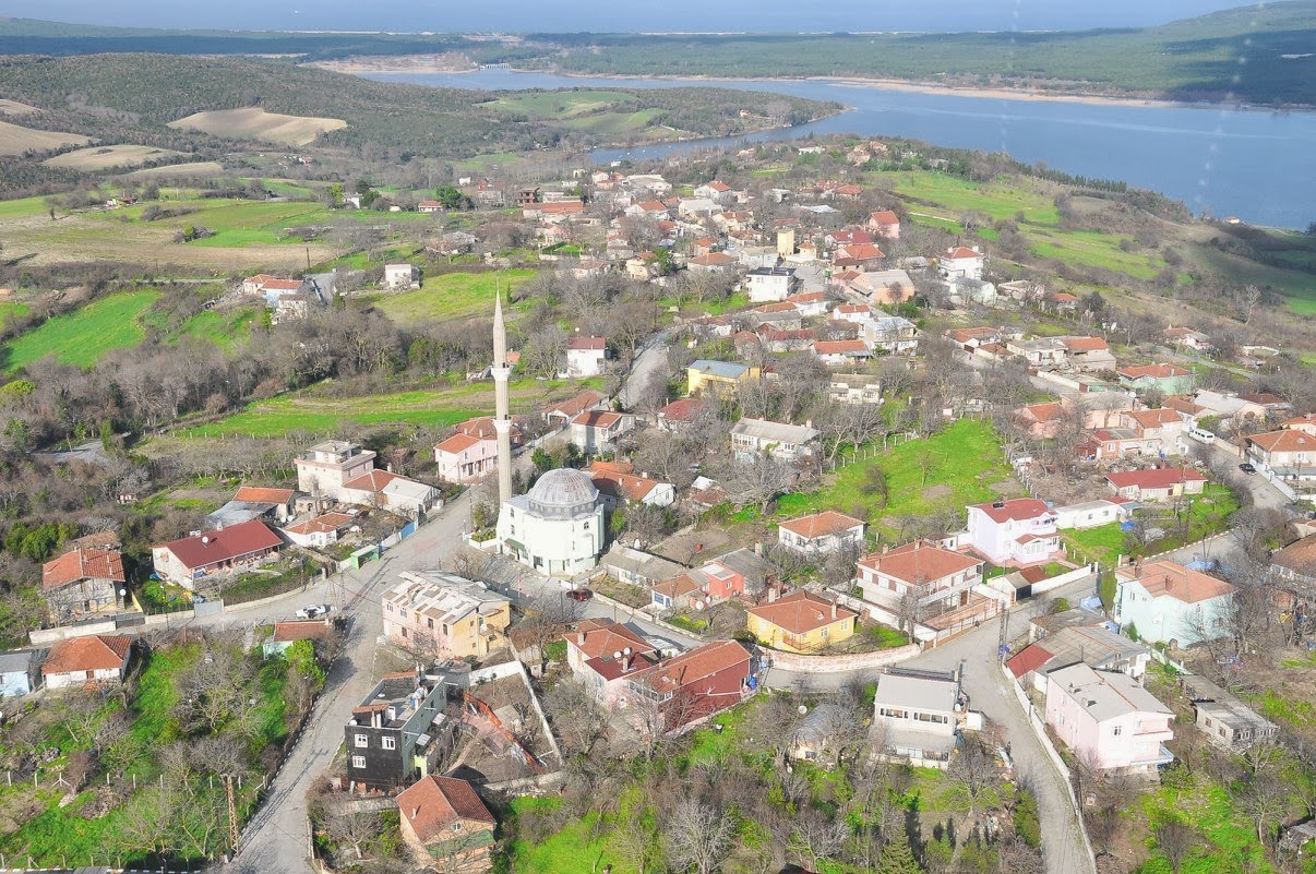 balaban gezi balık macera balaban'da: balaban köyü yukarıdan çekilmiş ...