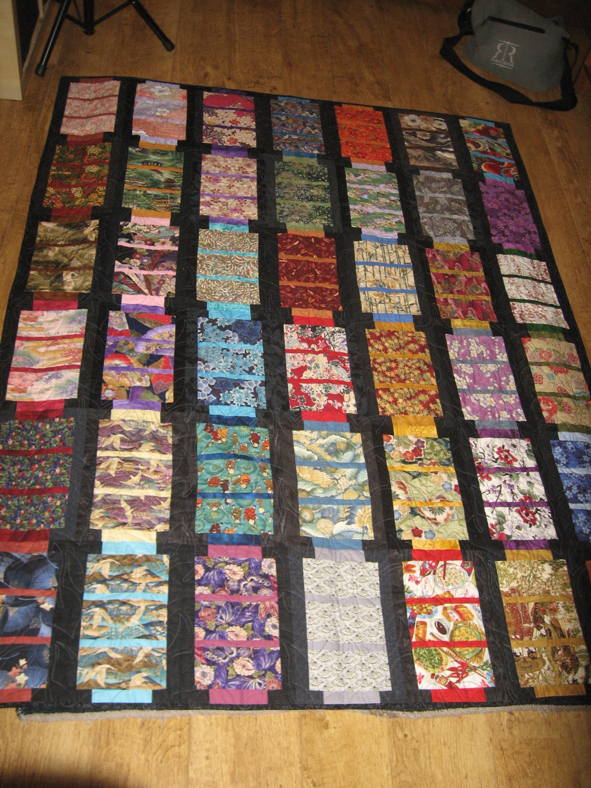 Kate's Quilting (and other arty stuff): Oriental Lantern Quilt - finished