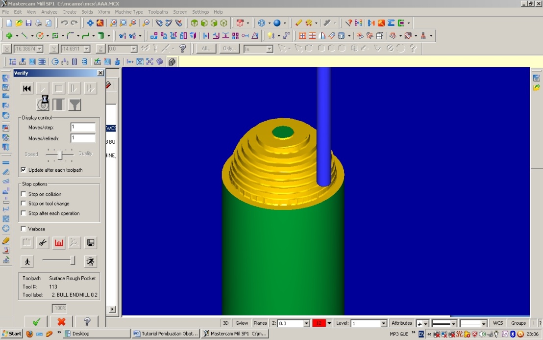 Bukan Kopi Paste: Pengenalan Mastercam X dan Contoh Penggunaannya