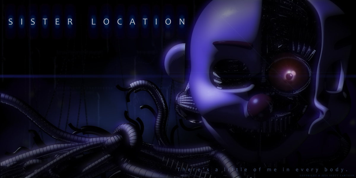 NUEVO TEASER DE SCOTT GAMES- FNAF SISTER LOCATION ¿EL HOMBRE MORADO ...