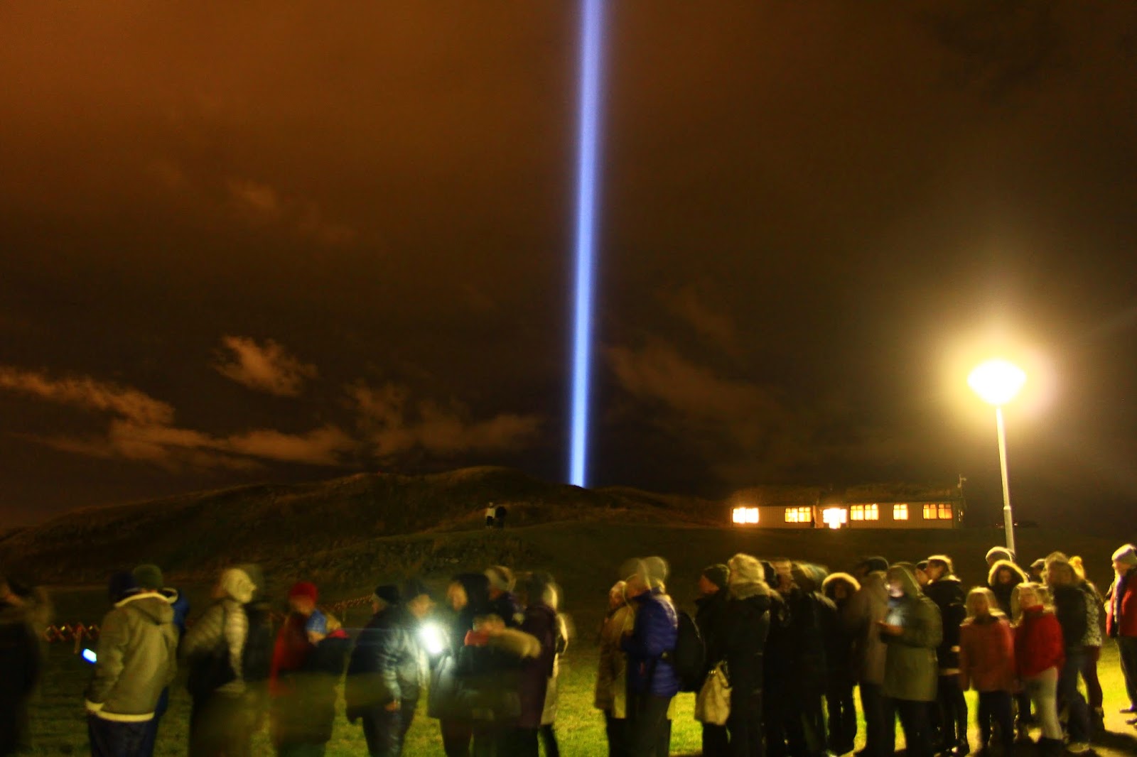 Iceland news and more,video and photos: Imagine Peace Light turned on ...