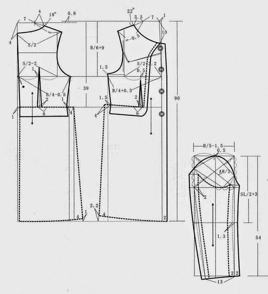 japon pattern coat - modelist kitapları