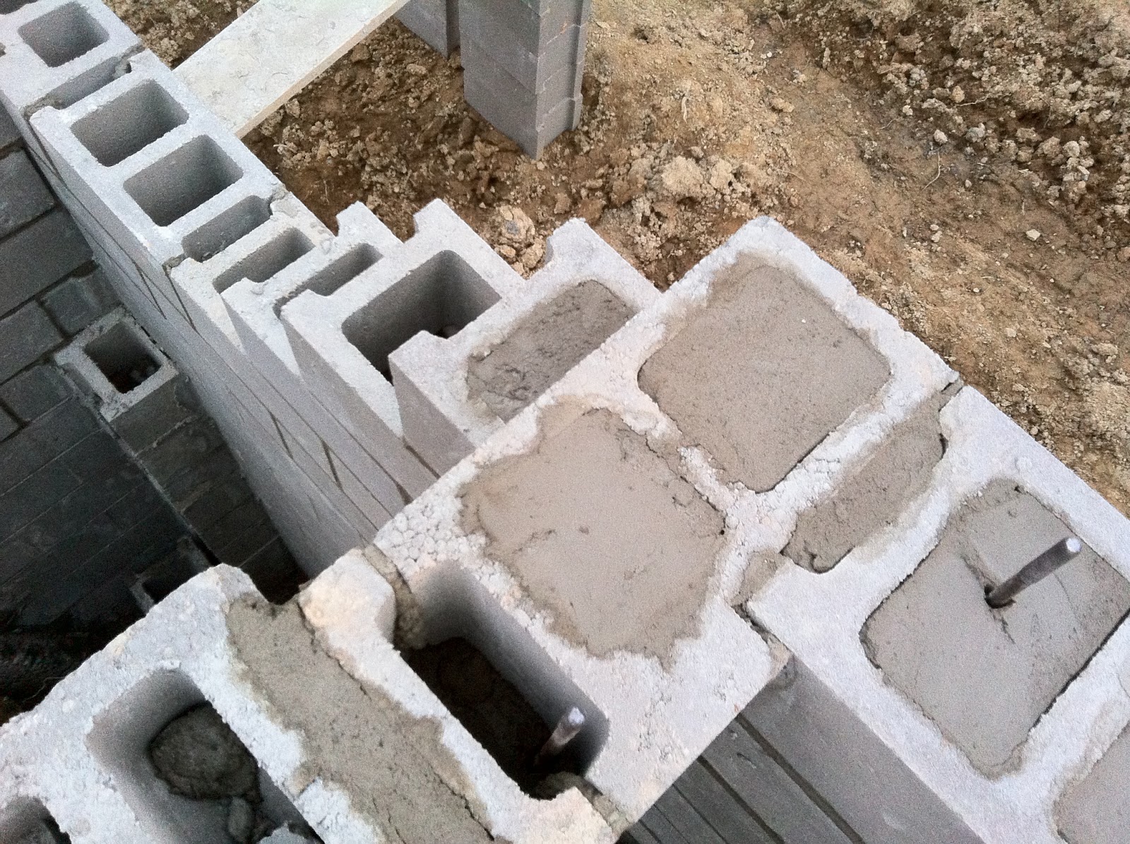 Building With Wayne Homes In Pittsburgh: Basement Block Work Completed