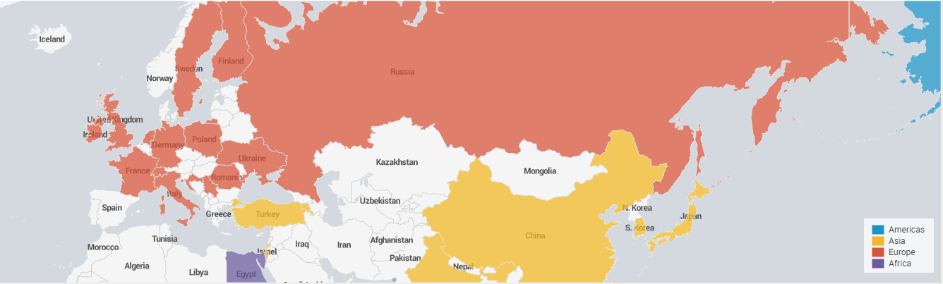 ИБ по частям: Splunk. Использование Choropleth Maps.
