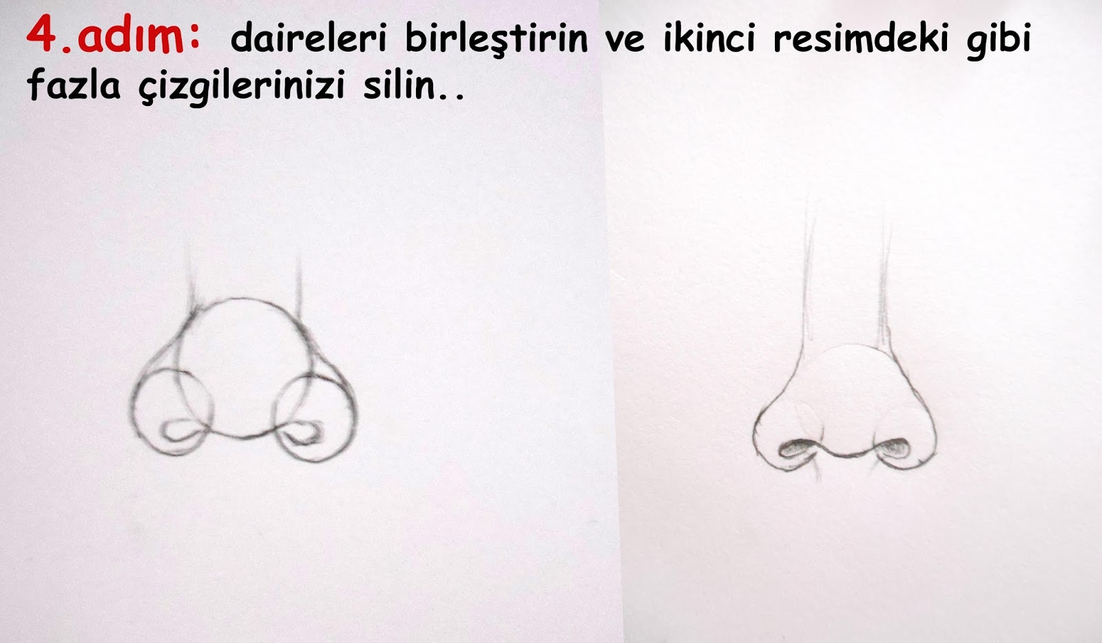 PRATİK BURUN ÇİZİMİ - Merilila..