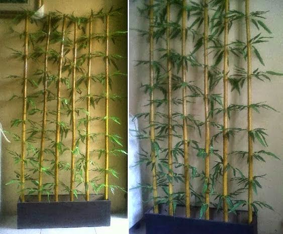 Bunga Pohon Plastik: Pohon Bambu (2 Meter)