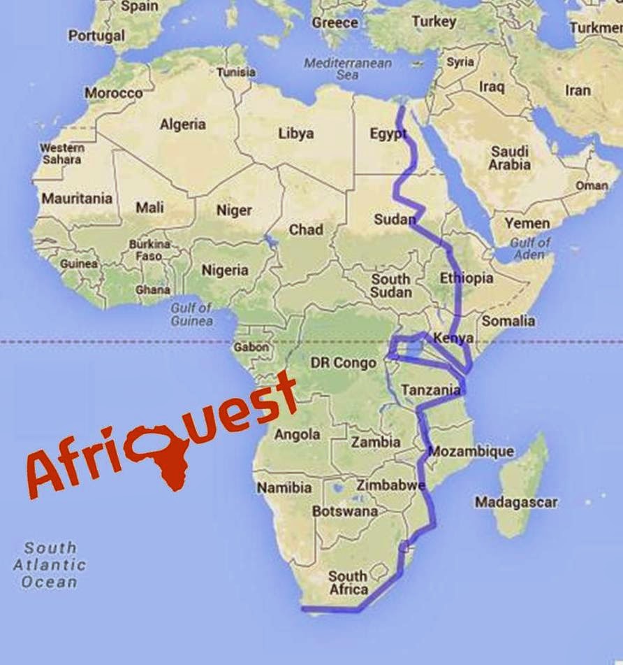 AfriQuest : Crossing Africa from Cape Town to Cairo by Elpis ...